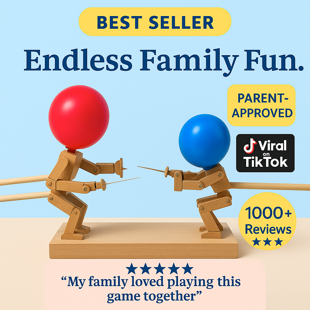 BalloonBrawlers™️ – Handmade Wooden Fighter Puppets – Home&Oak