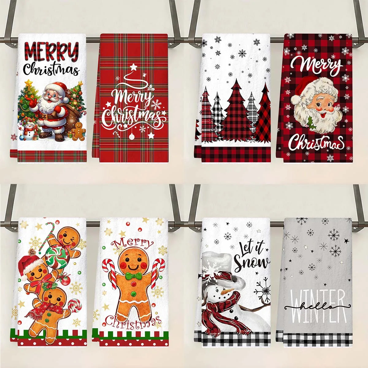 Cozy Christmas Kitchen Towels Set – Home&Oak