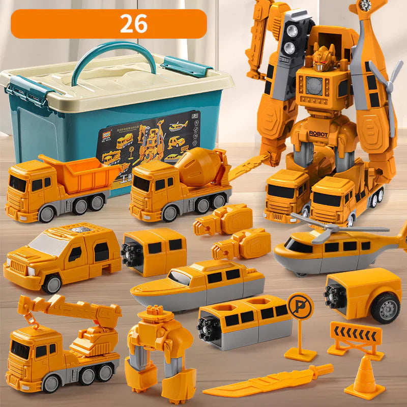 RoboCraft™ – Magnetic Robo Car Set – Home&Oak